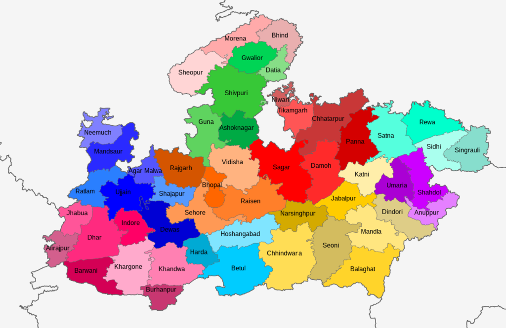 Districts of Madhya Pradesh